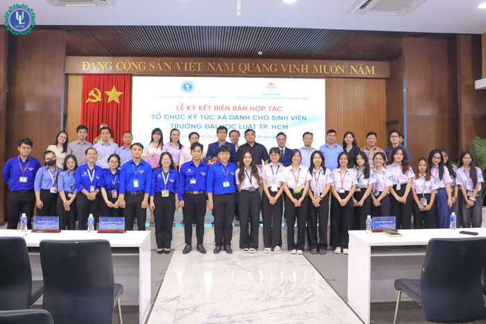 Trường Đại học Luật TP.HCM hợp tác doanh nghiệp tổ chức ký túc xá cho sinh viên